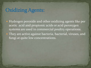 Cleaning and disinfection | PPTX