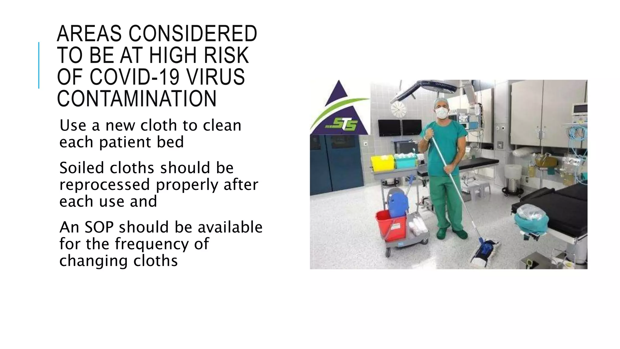 Cleaning and disinfection of environmental surfaces, WHO guideline ...