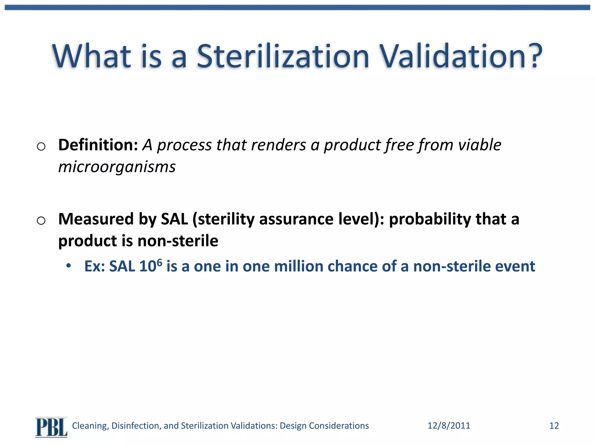Cleaning, Disinfection, and Sterilization Validations of Reusable ...