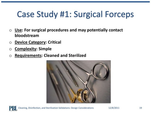 Cleaning, Disinfection, and Sterilization Validations of Reusable ...