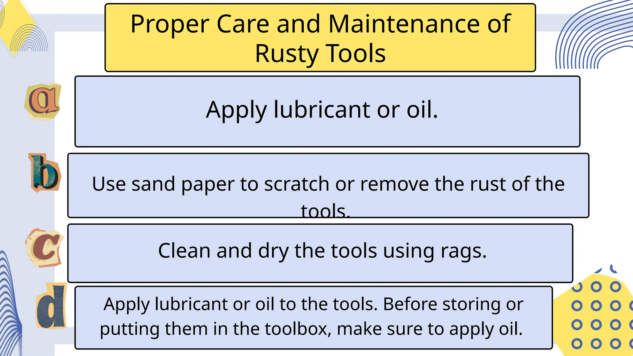 Cleaning and Maintenance of Electronic Tools.pptx