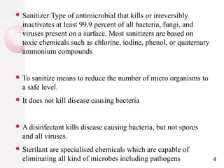 Cleaning and sanitation | PDF