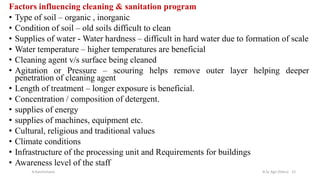 Cleaning and sanitation | PPTX