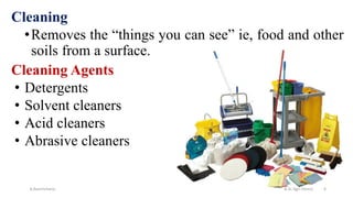 Cleaning and sanitation | PPTX