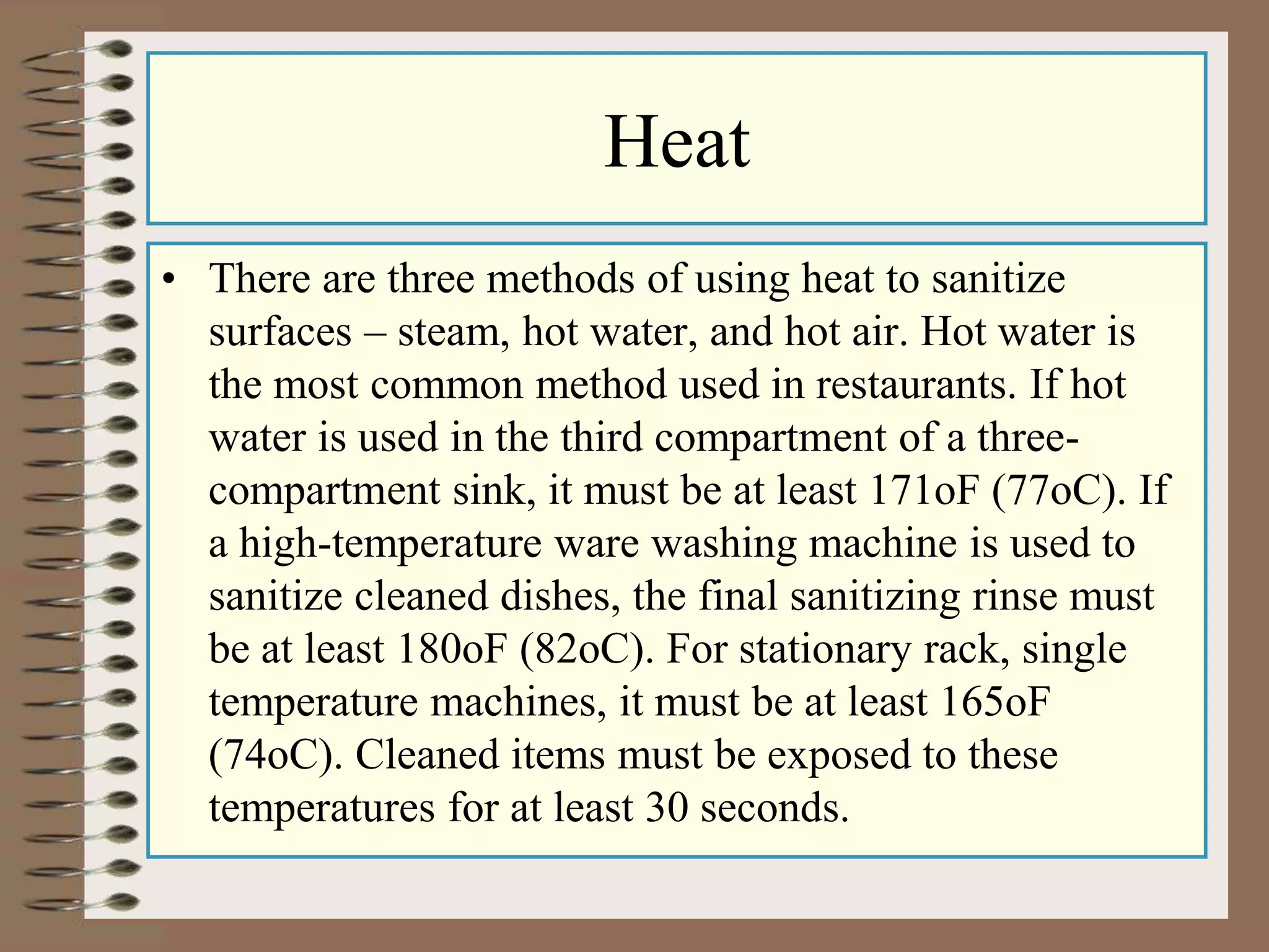 Cleaning and sanitizing | PPTX