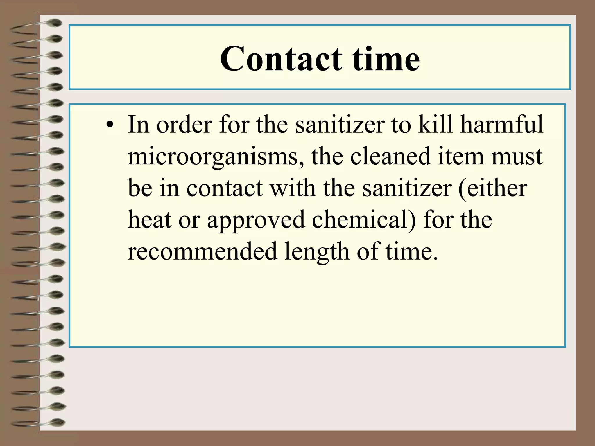 Cleaning and sanitizing | PPTX