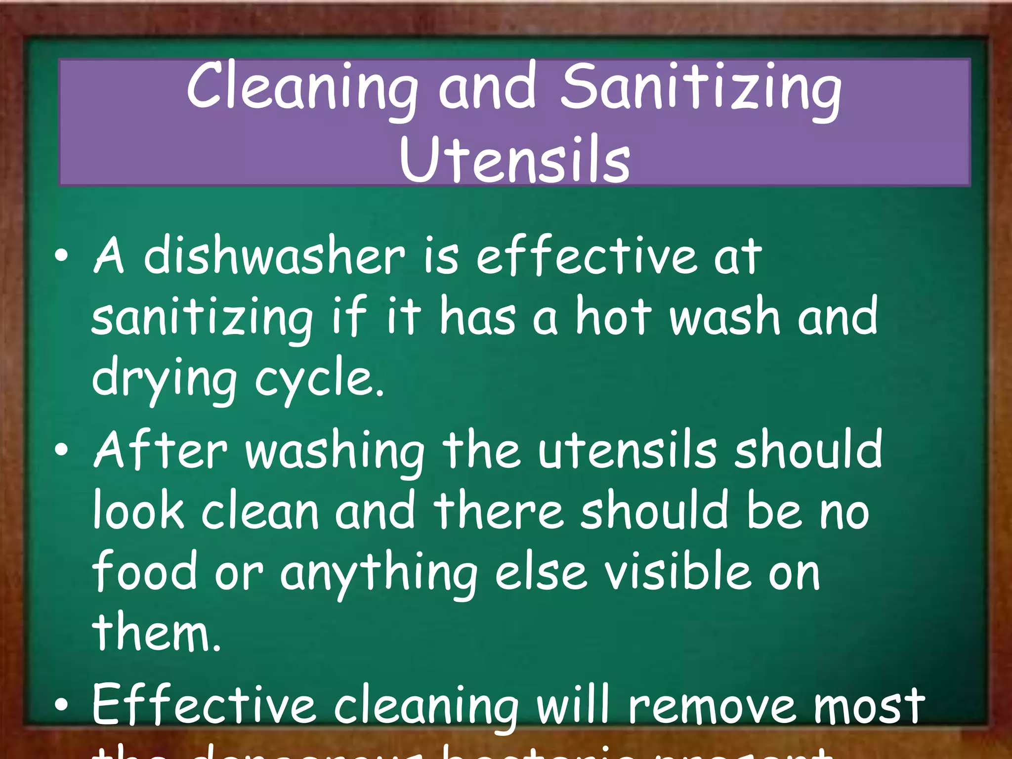 Cleaning and sanitizing | PPTX