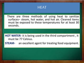 Cleaning and sanitizing | PPTX