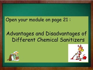 Cleaning and sanitizing | PPTX