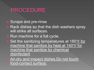 Cleaning and sanitizing | PPTX