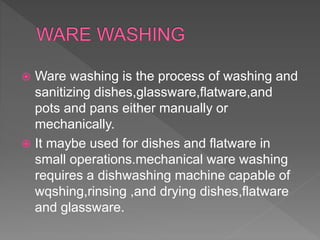 Cleaning and sanitizing | PPTX