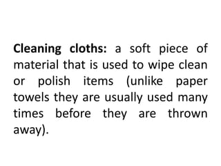 Cleaning and Sanitizing tle grade 8.pptx