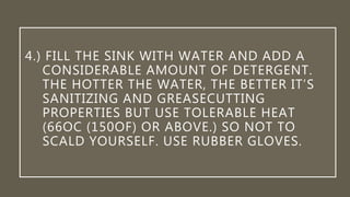 Cleaning and sanitizing kitchen tools steps.pptx