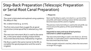 Techniques and Principles of Cleaning and Shaping | PPT
