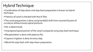 Techniques and Principles of Cleaning and Shaping | PPT