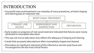 Techniques and Principles of Cleaning and Shaping | PPT