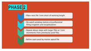 Cleaning and shaping of Root canal system | PPTX