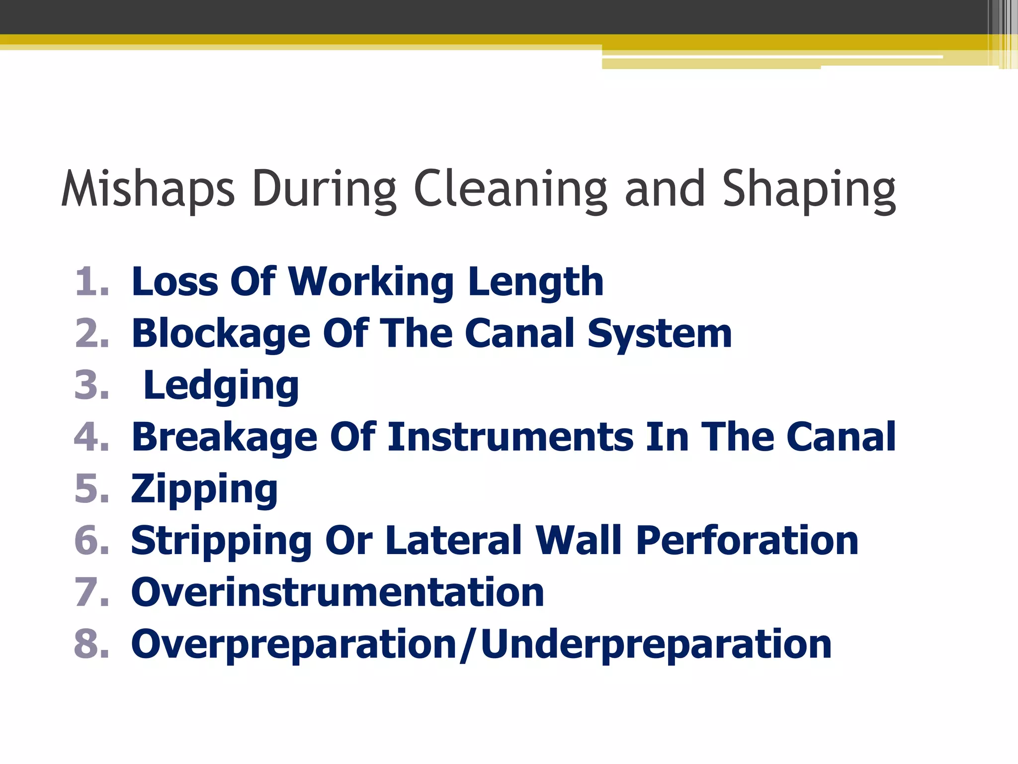 Cleaning and Shaping of Root Canal Systems | PPTX