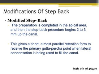 Cleaning and Shaping of Root Canal Systems | PPTX