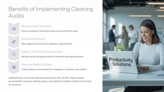 Cleaning Audit Checklist with eAuditor Audits & Inspections | PDF