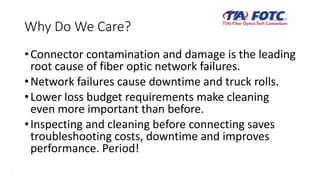 Connector Inspection & Cleaning Best Practices | PPTX