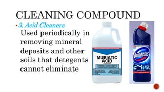 cleaning compound | PPTX