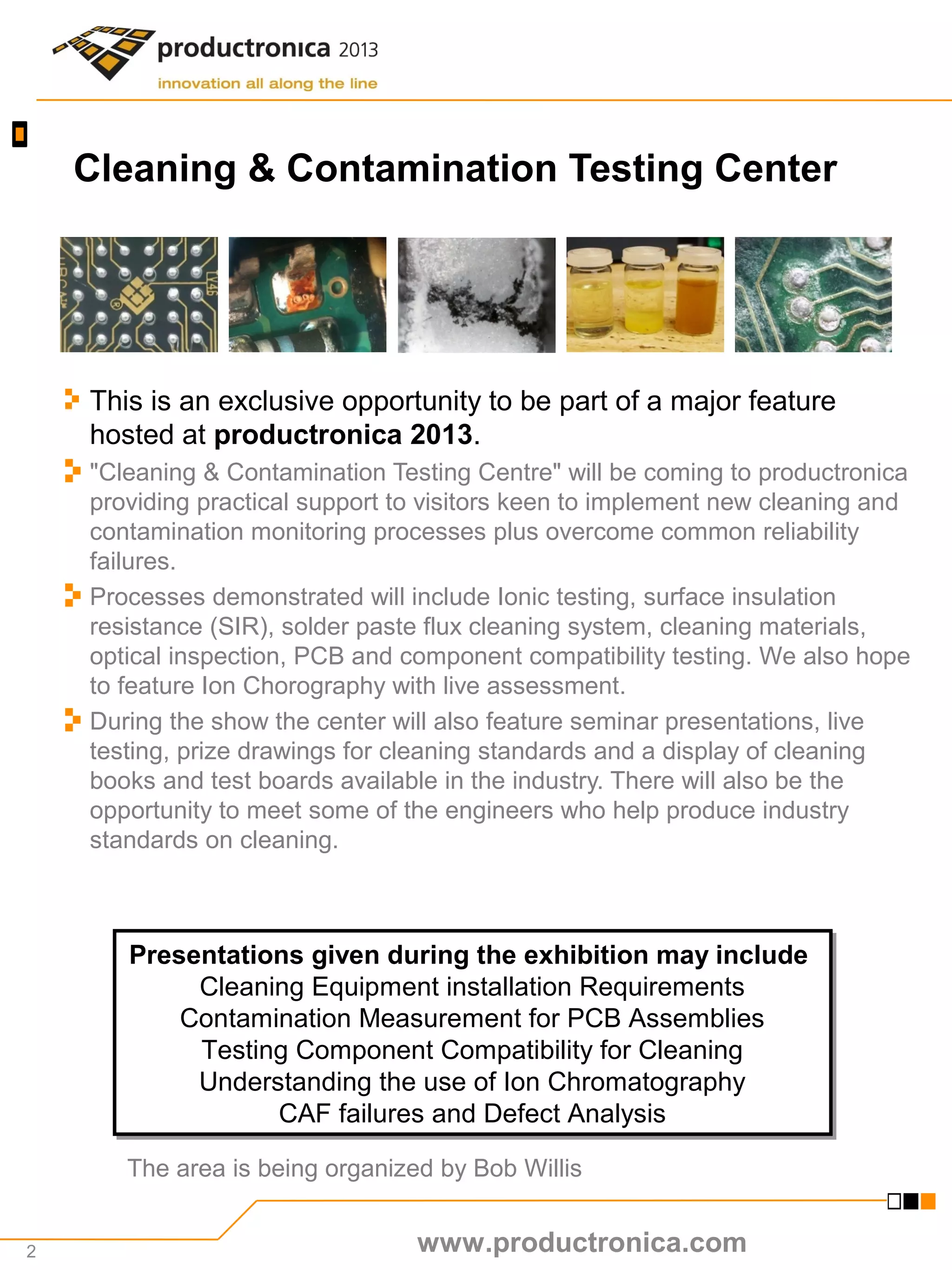 Cleaning & Contamination Testing Center Offer | PDF