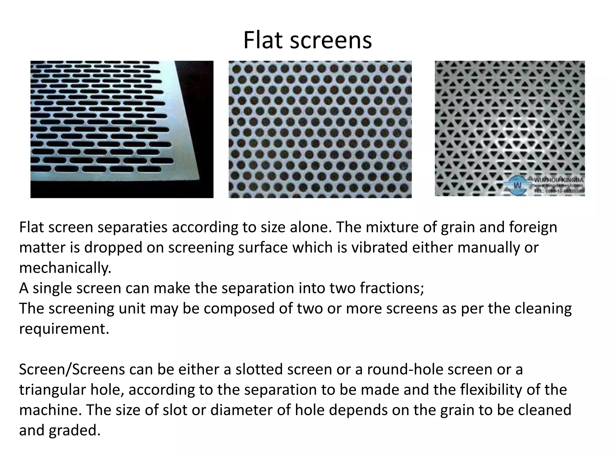 Cleaning grading of grains | PPTX