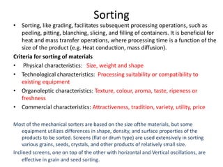 Cleaning grading of grains | PPTX