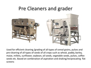 Cleaning grading of grains | PPTX