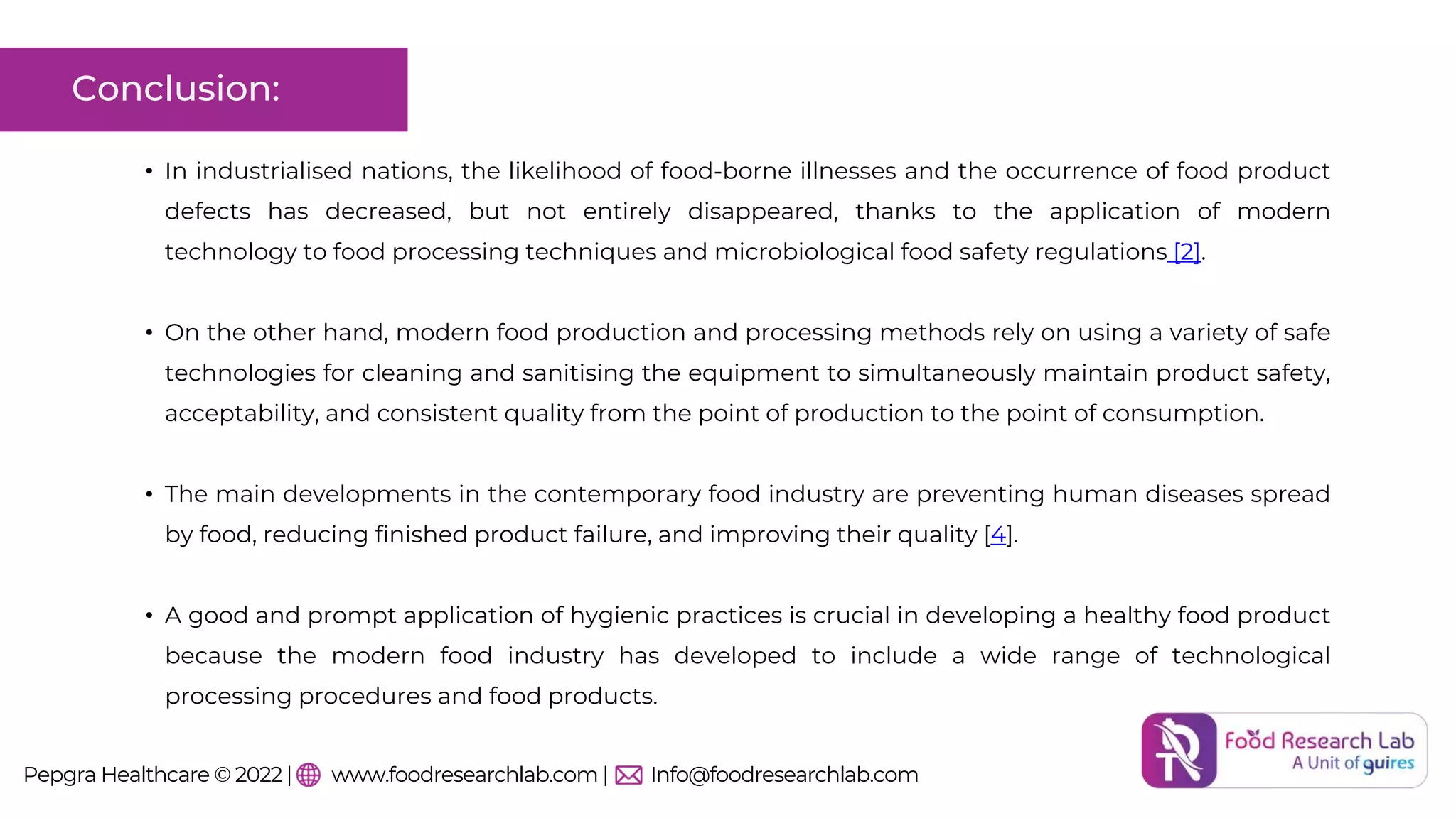 CIP in food industry | food research lab | PPTX