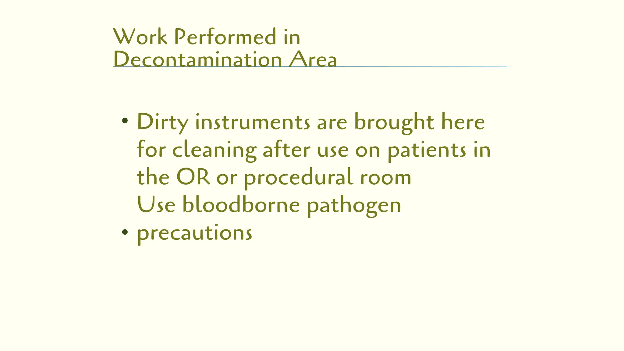 Cleaning in sterile areas.pdf explain why personal protective equipment ...
