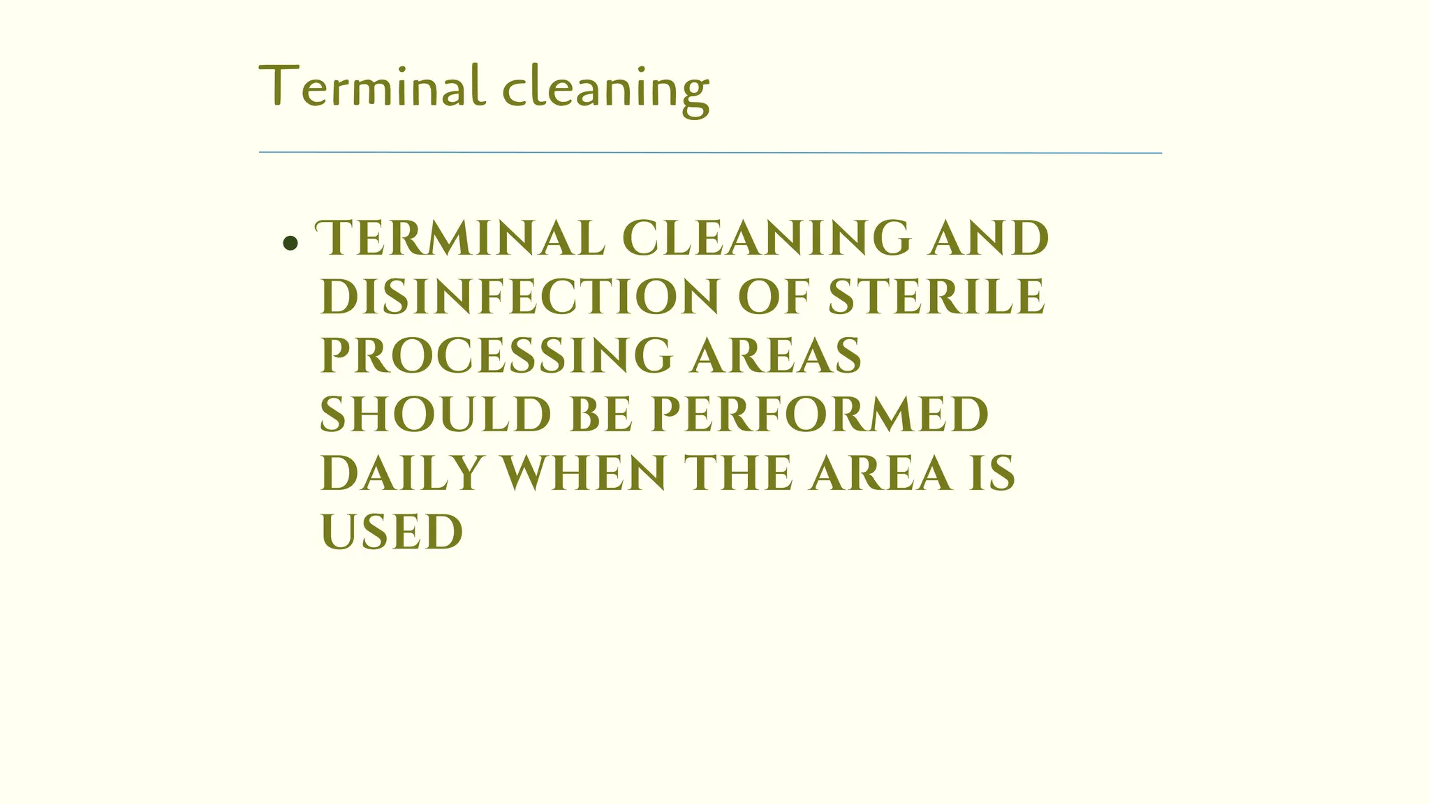 Cleaning in sterile areas.pdf explain why personal protective equipment ...