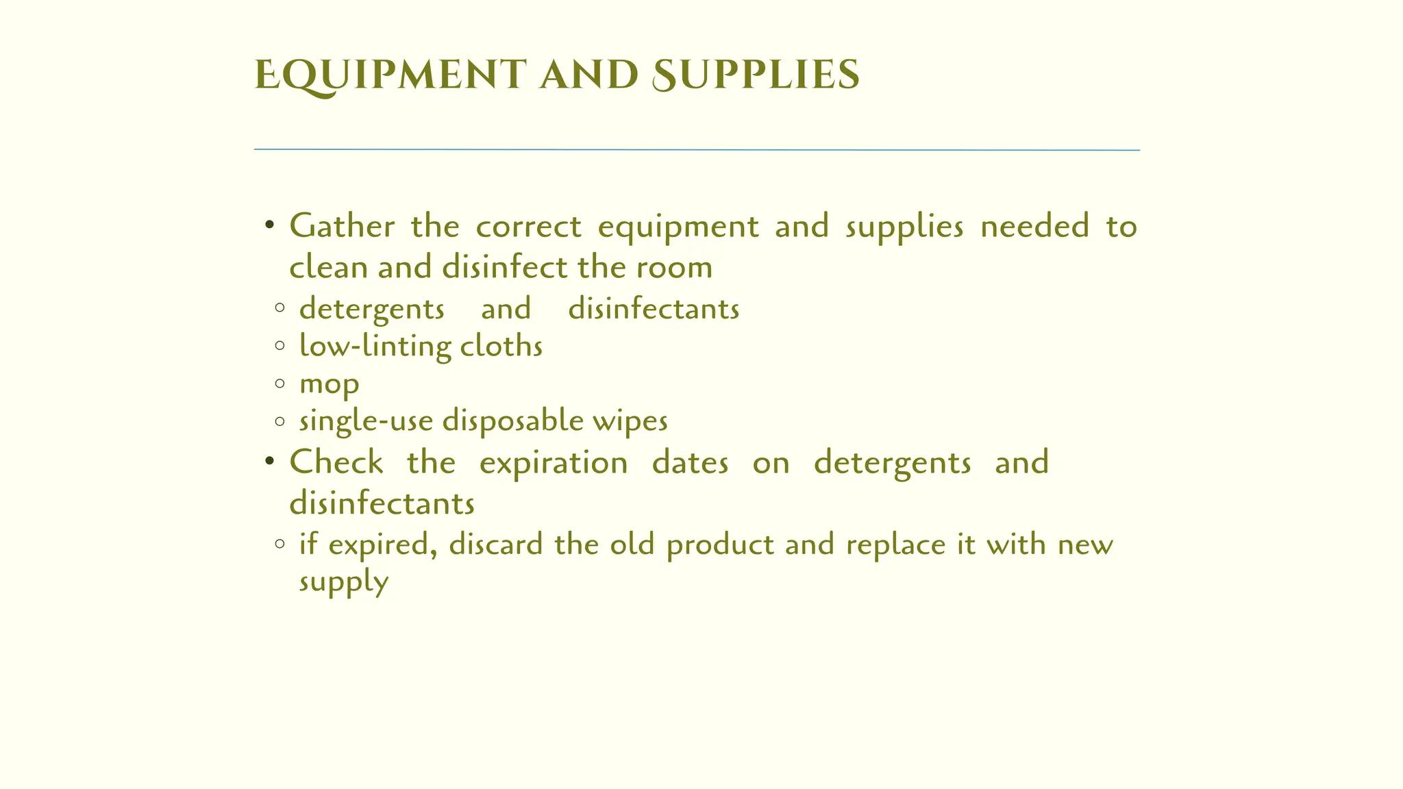 Cleaning in sterile areas.pdf explain why personal protective equipment ...