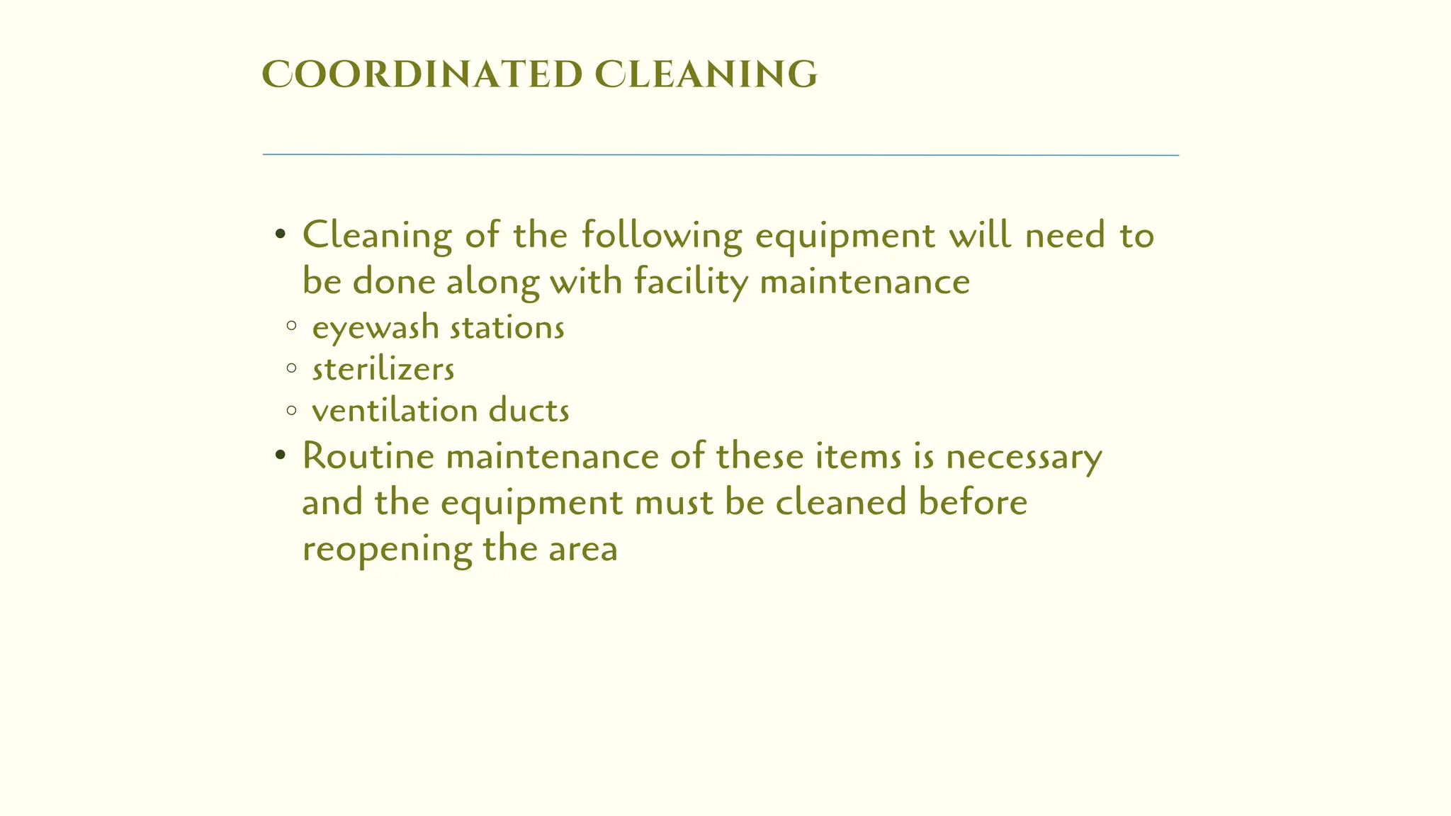 Cleaning in sterile areas.pdf explain why personal protective equipment ...