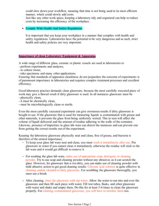 Cleaning The Lab | PDF