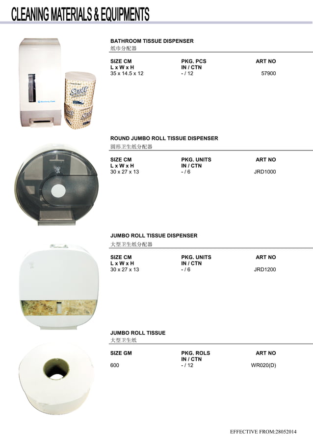 CLEANING MATERIALS & EQUIPMENTS | PDF