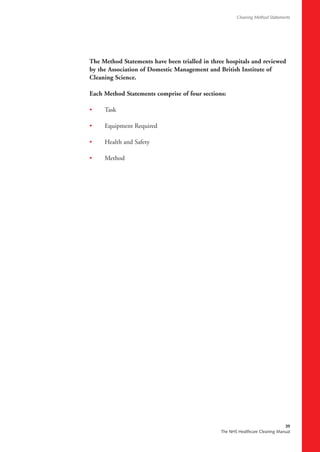 Cleaning method statements 2004 uk | PDF
