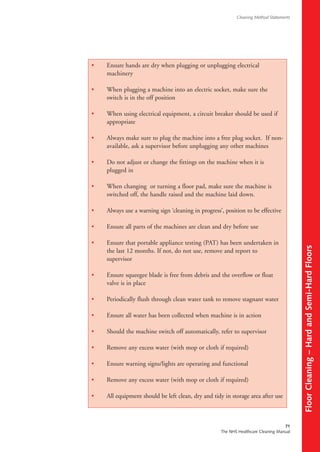Cleaning method statements 2004 uk | PDF