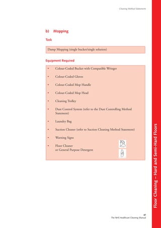 Cleaning method statements 2004 uk | PDF