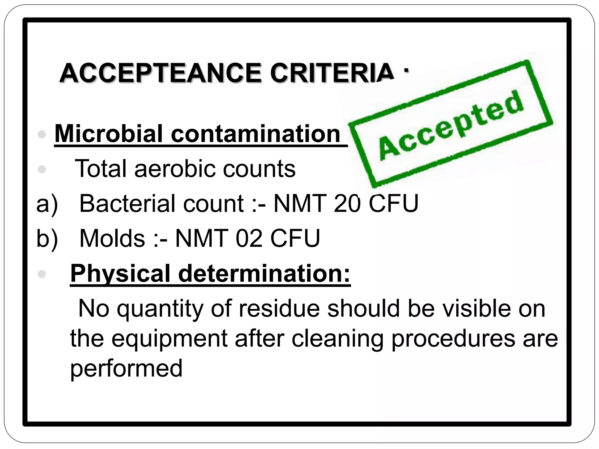 Cleaning of equipment | PPTX