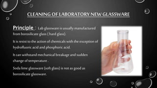 Cleaning of new glassware by rahul gautam | PPTX