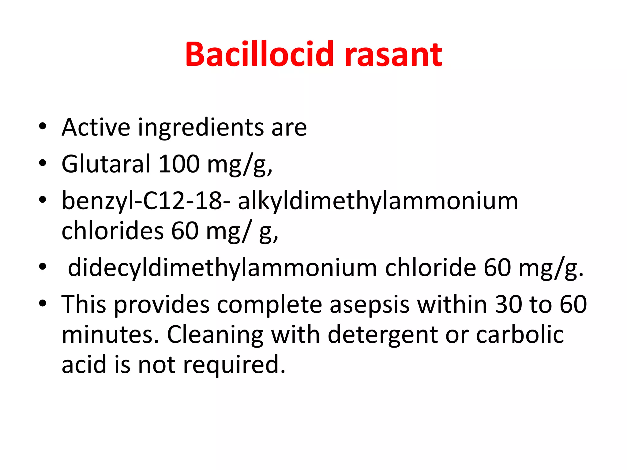 Cleaning of ot, lab | PPTX