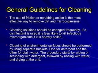 cleaning polices.ppt principle of standared precusion | PPT