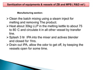 Cleaning & sanitization | PPT