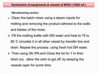 Cleaning & sanitization | PPTX