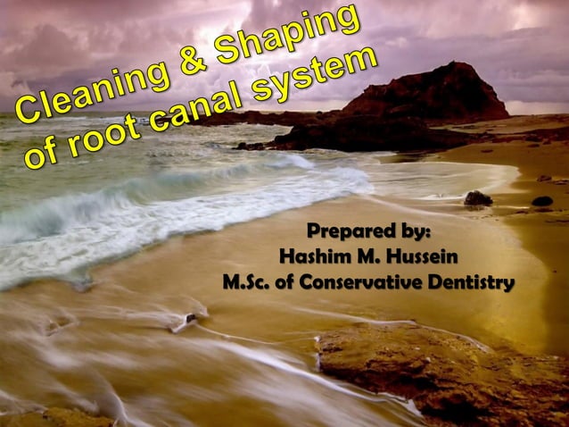 Cleaning & shaping of root canal sytem | PDF