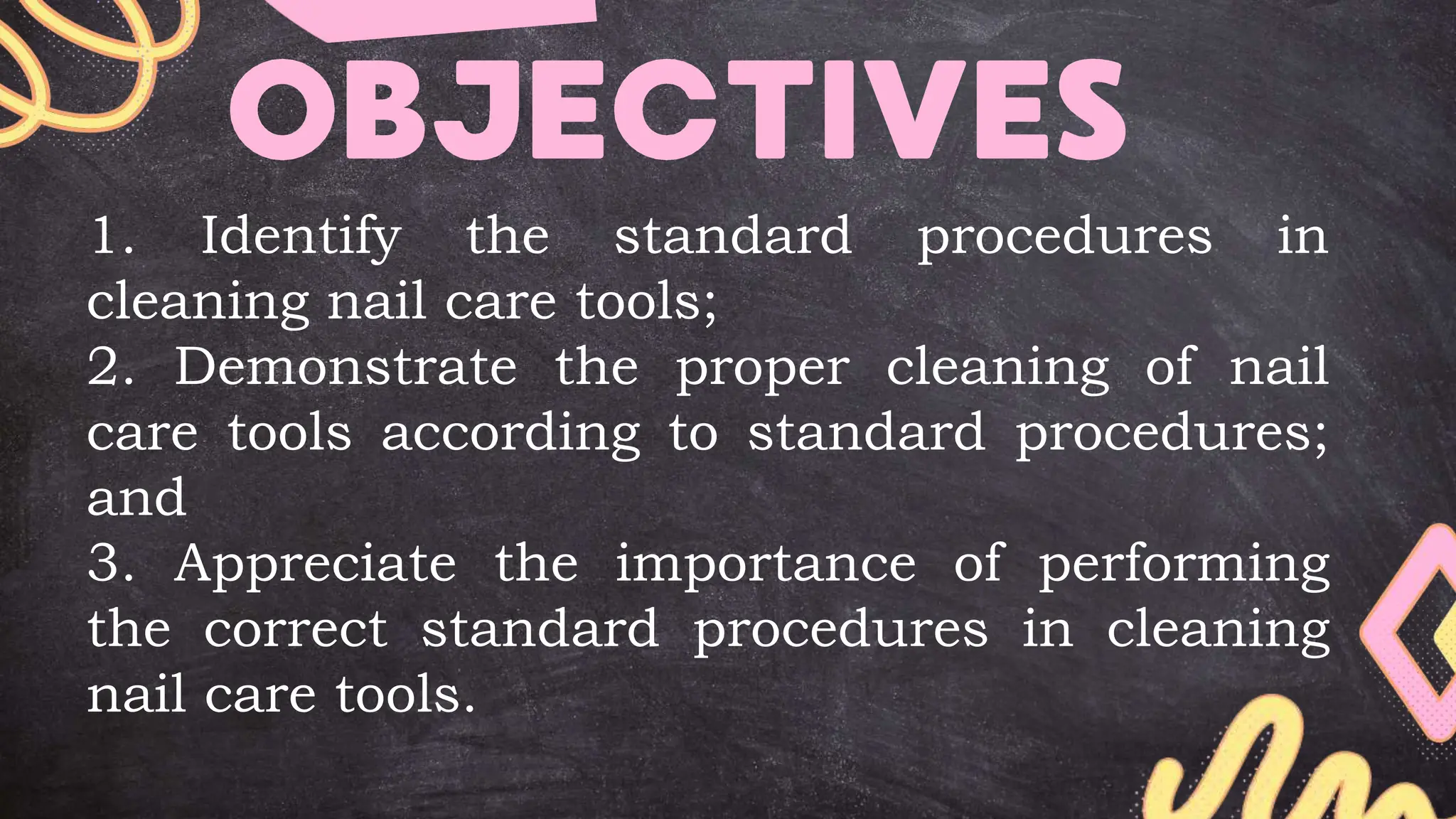 CLEANING STANDARD PROCEDURE OF NAIL CARE TOOLS AND EQUIPMENT.pptx