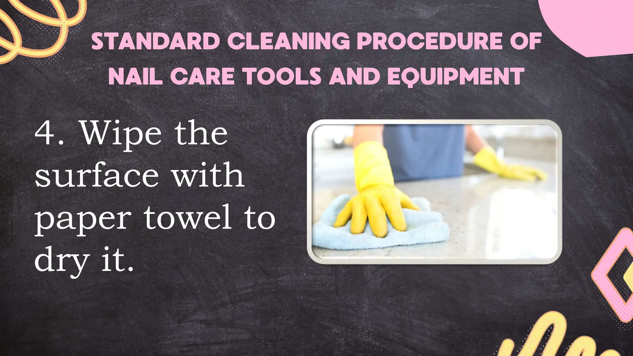 CLEANING STANDARD PROCEDURE OF NAIL CARE TOOLS AND EQUIPMENT.pptx