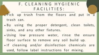 CLEANING, STORING, WASTE MANAGEMENT .pptx